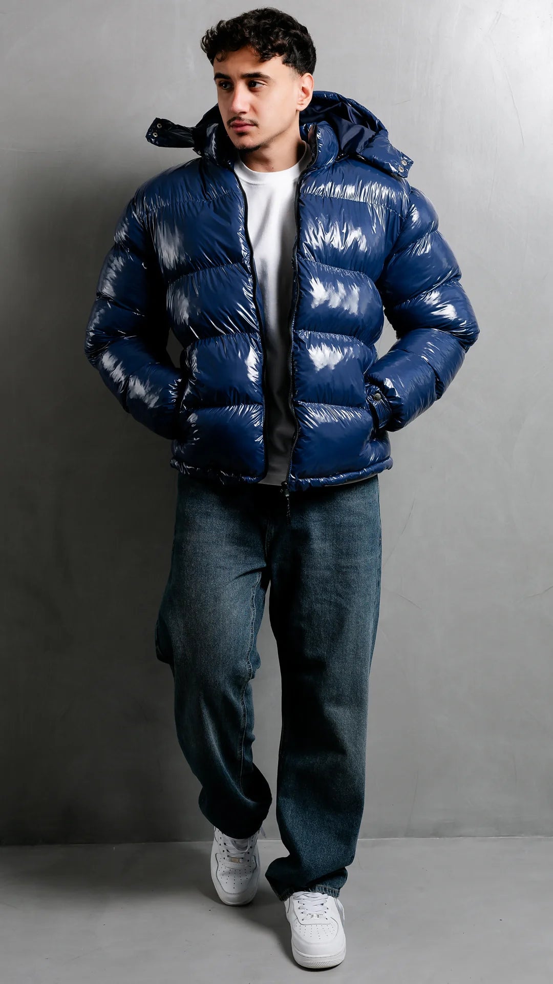 La Doudoune DOMINANCE™ - Bleu Nuit – MAFIAWAY STORE